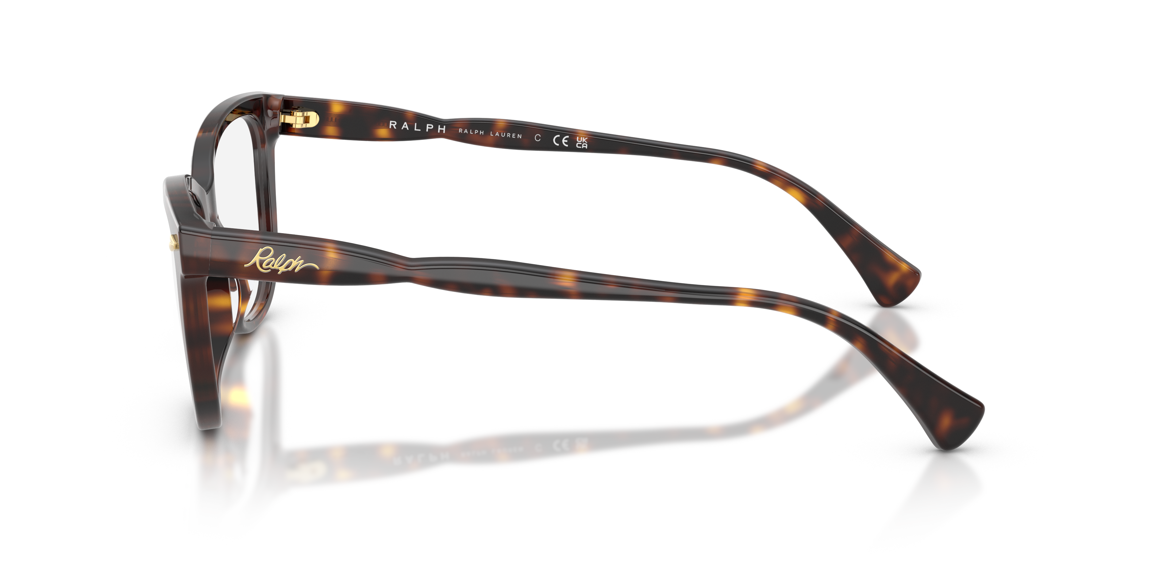 Ralph 8056262534281 Panto Glänzendes Dunkelhavana Vollrand Brillen ...