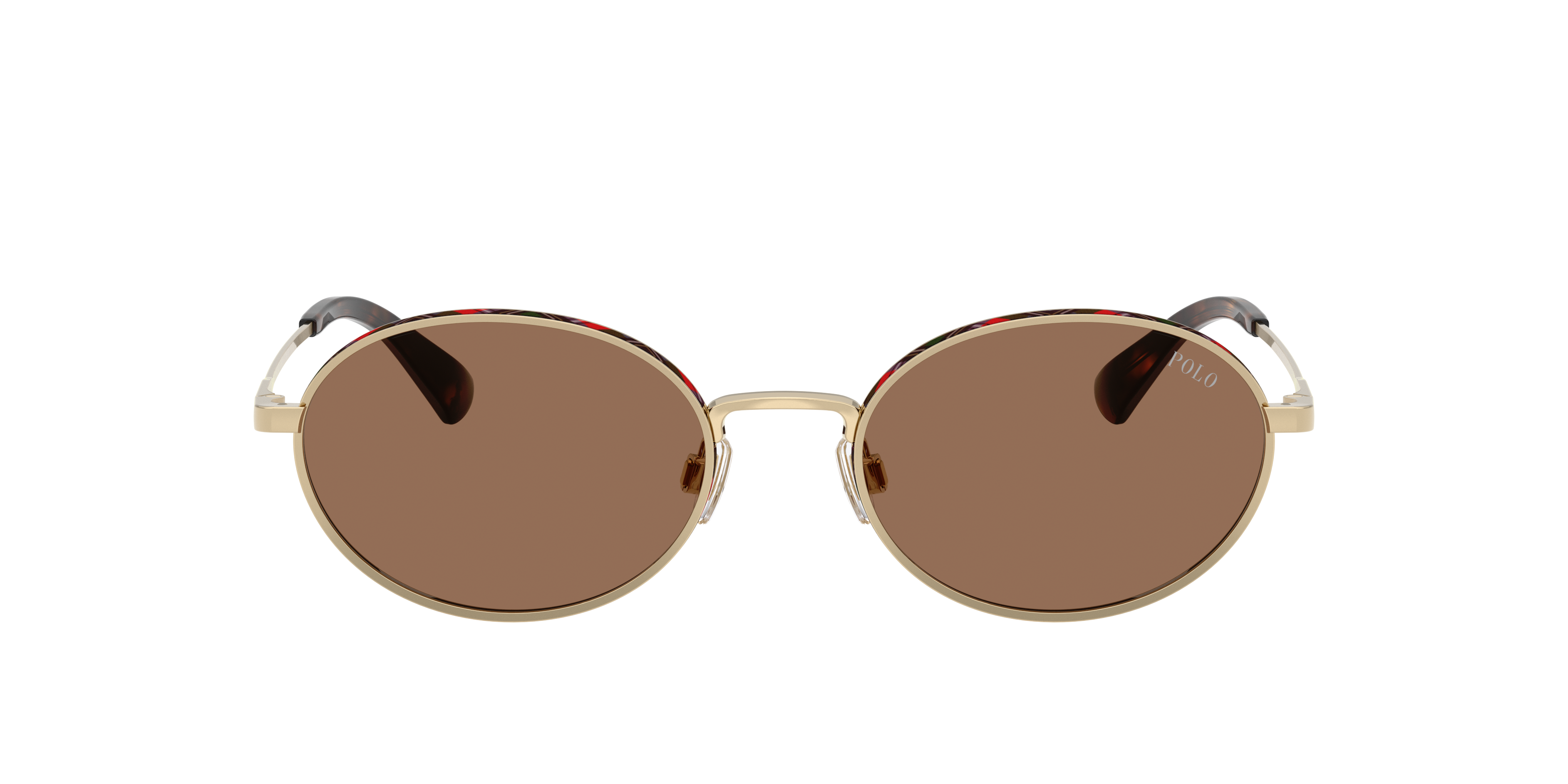 Polo Ralph Lauren 8056262537831 Oval Glänzendes Hellgold Vollrand ...